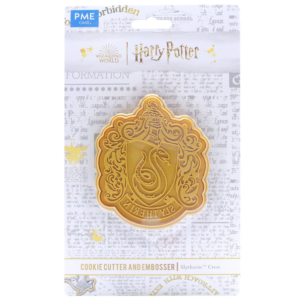 PME Harry Potter Cookie Cutter & Embosser, Slytherin Crest – The Cake House