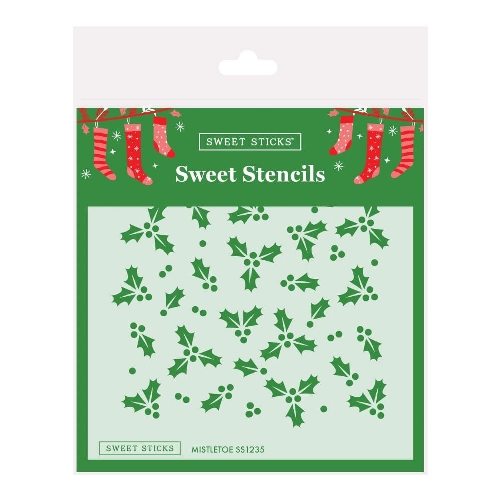 Mistletoe Stencil – The Cake House