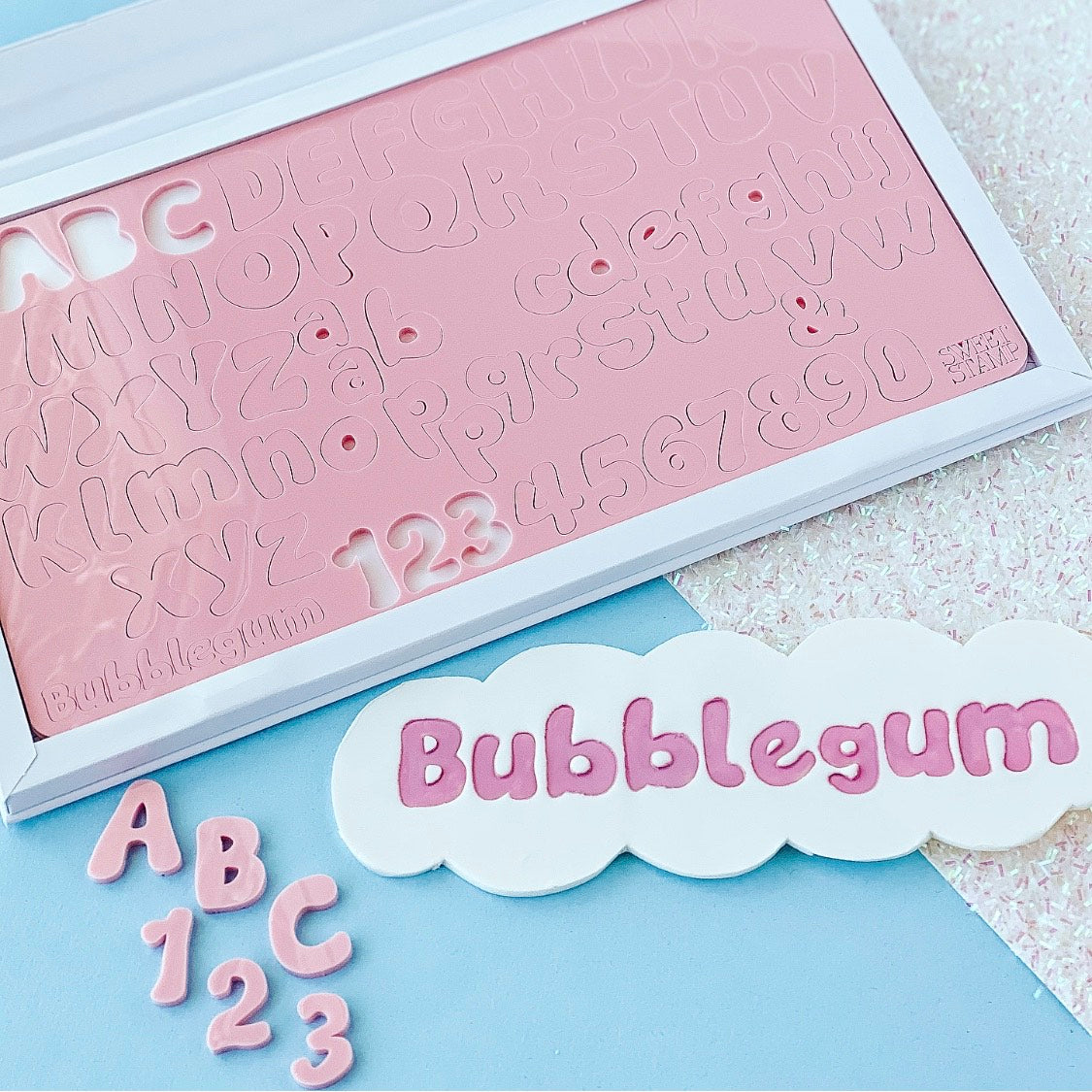 Bubblegum Letter Embossing Set – The Cake House