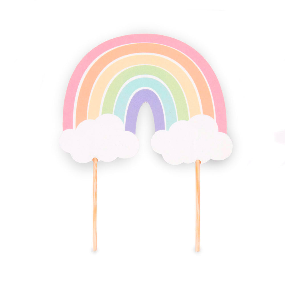Pastel Rainbow Cake Topper – The Cake House