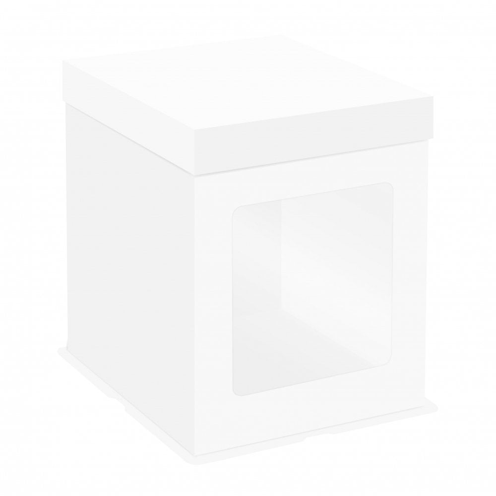 Tall White Extra Deep Cake Box With Window – The Cake House